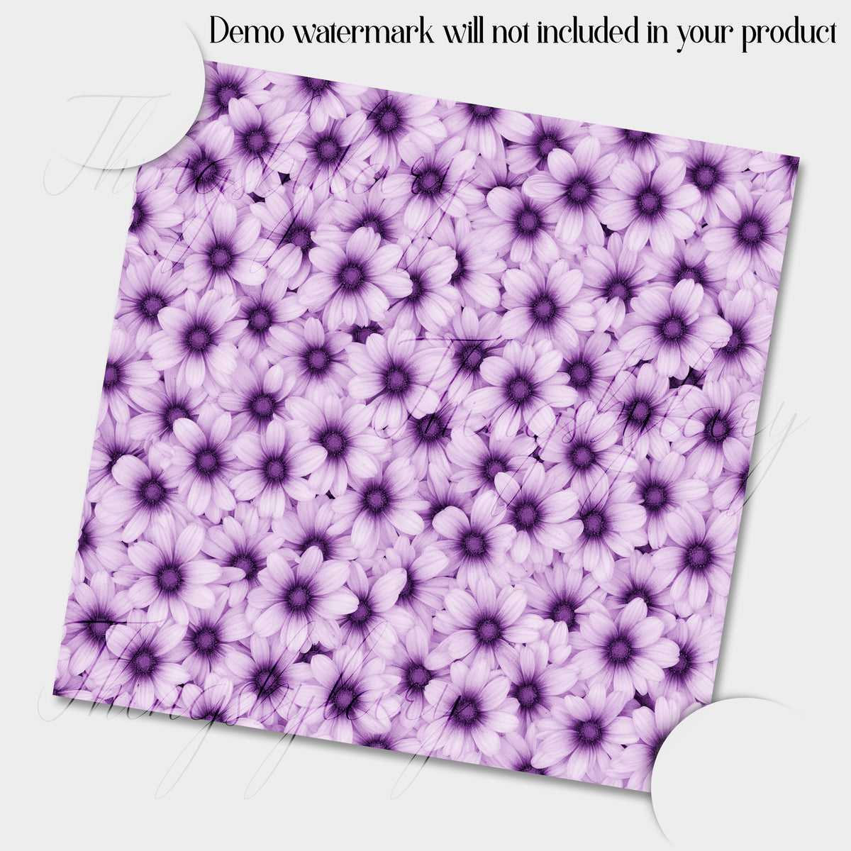 100 Seamless Daisy Flowers Digital Papers – ThingsbyLary