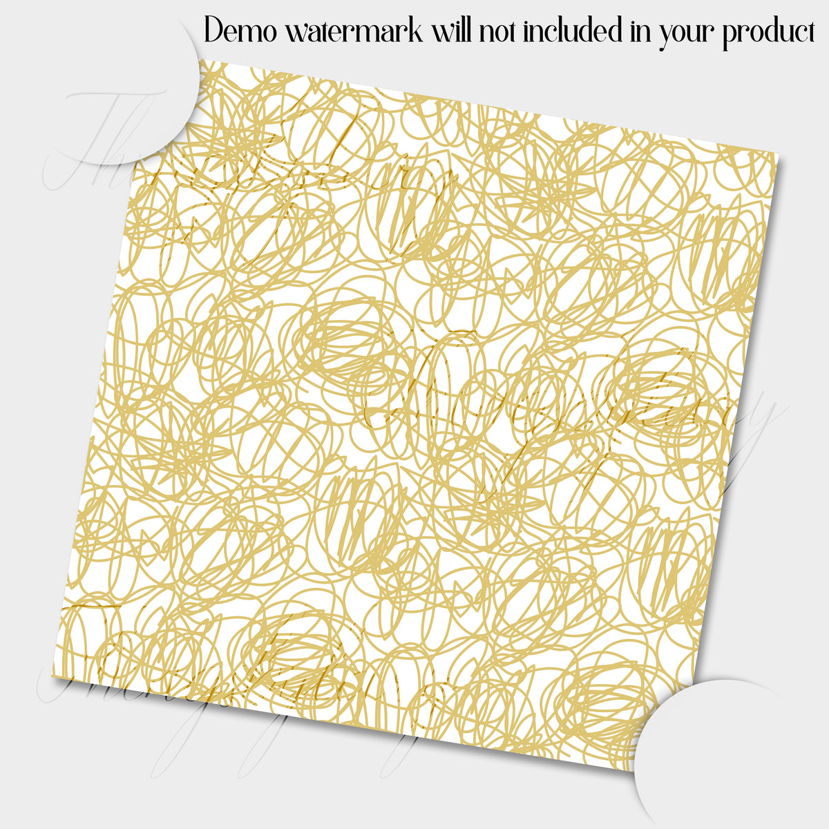 100 Seamless Scribble on White Digital Papers – ThingsbyLary