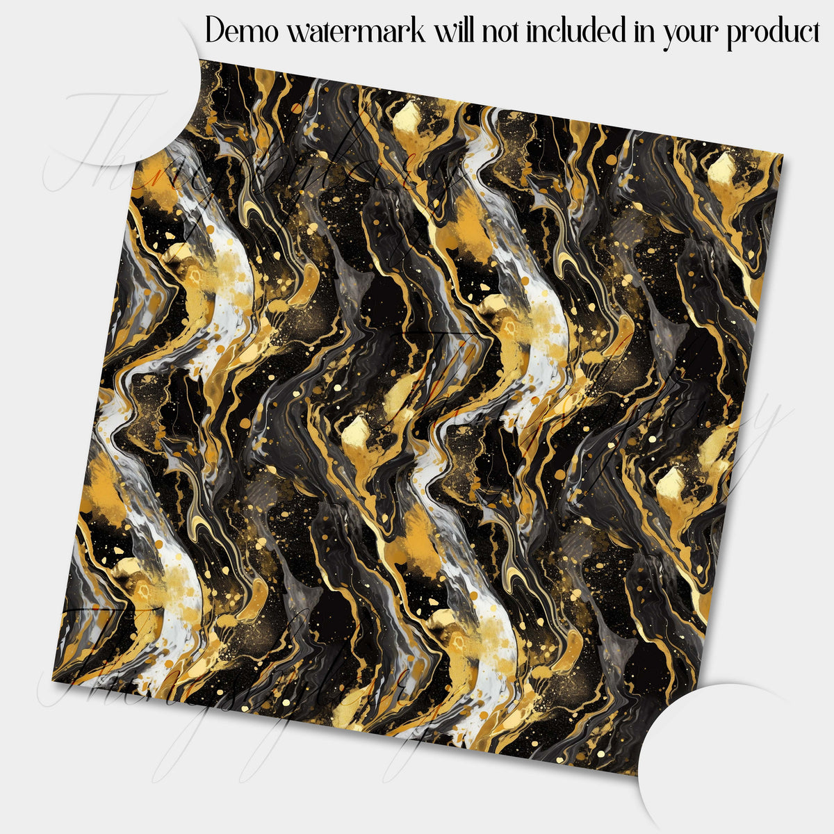20 Seamless Black and Gold Marble Digital Papers – ThingsbyLary