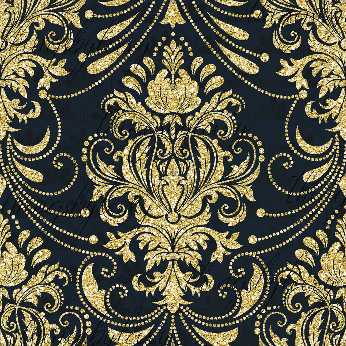 42 Gold Glitter Seamless Damask Ornament Overlays PNG 12x12 – ThingsbyLary